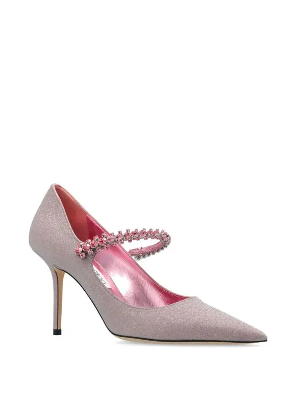 JIMMY CHOO Bing 85 Embellished Pumps