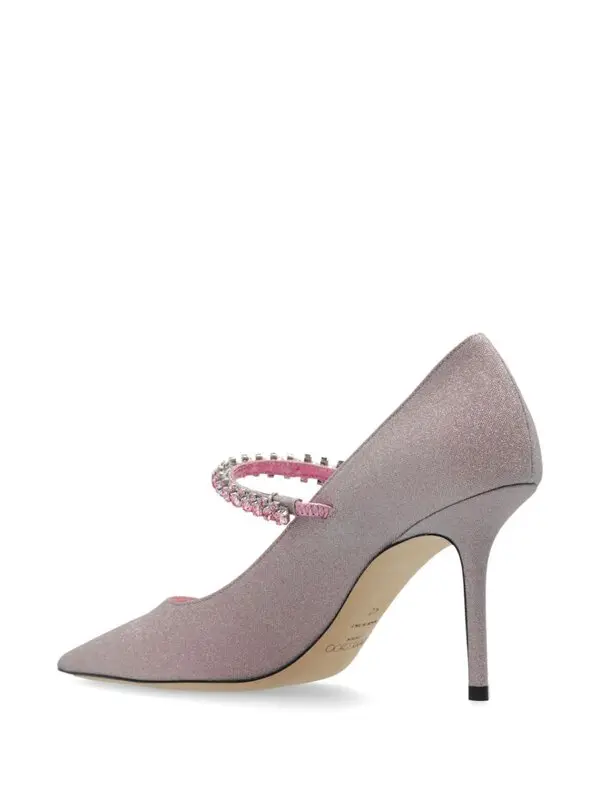 JIMMY CHOO Bing 85 Embellished Pumps