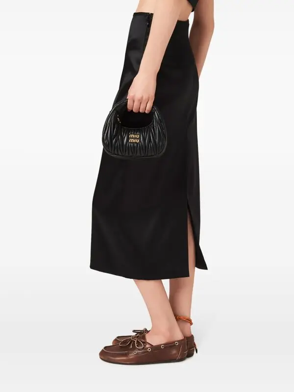 Miu Miu High-waist Midi Skirt