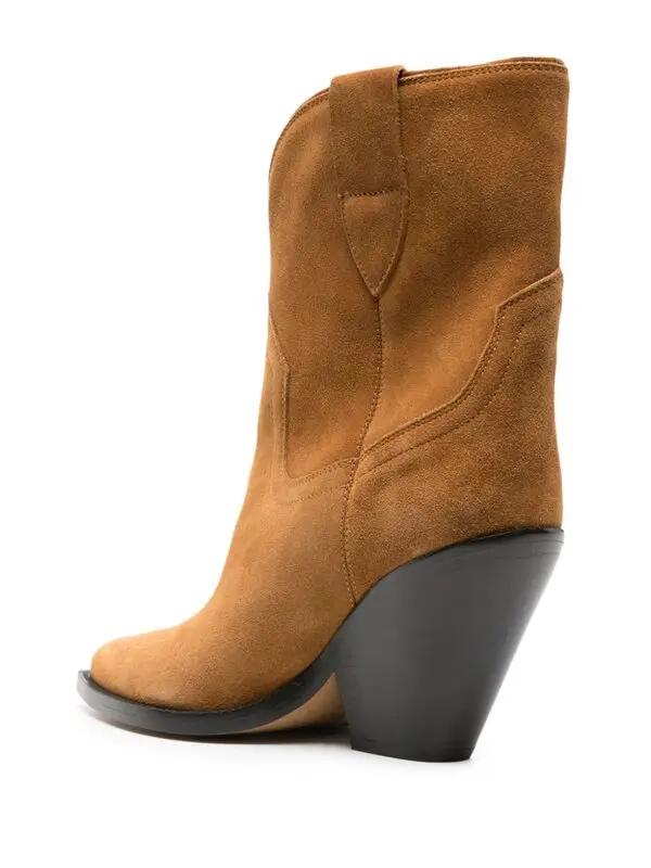 Isabel Marant Étoile Leyane 90mm Suede Boots - Brown