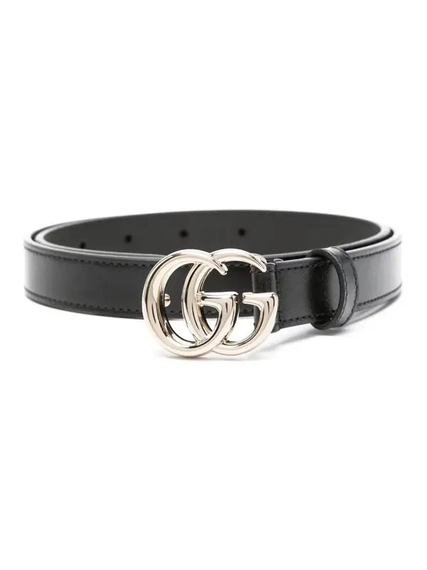 Gucci Double G Buckle Belt - Black