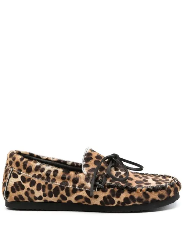 Isabel Marant Étoile Fitza Leopard-print Loafers