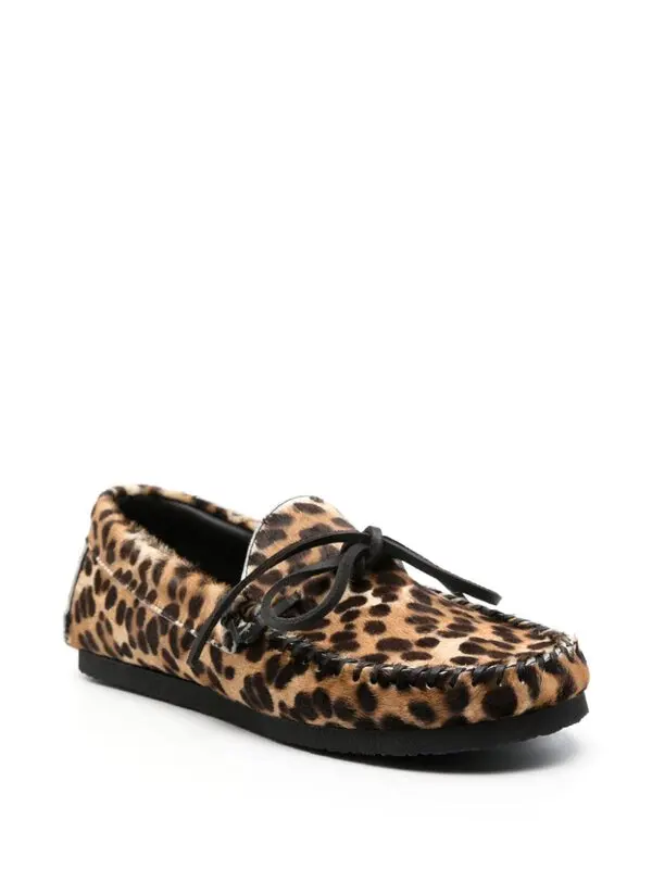 Isabel Marant Étoile Fitza Leopard-print Loafers