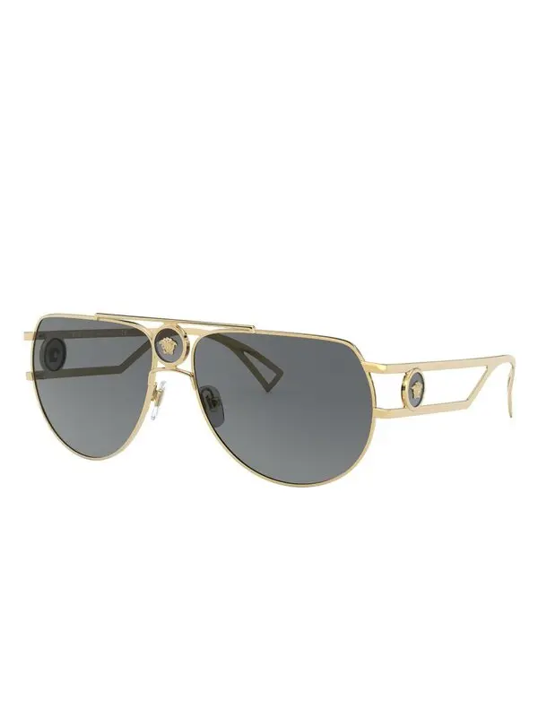 Versace Medusa Head Pilot-frame Sunglasses