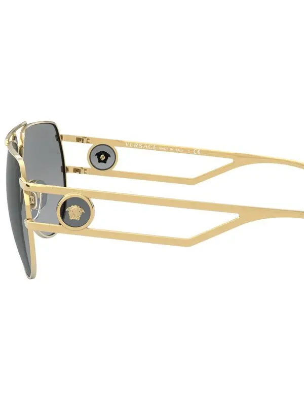 Versace Medusa Head Pilot-frame Sunglasses