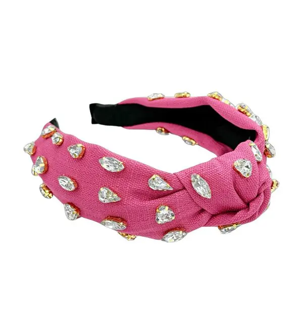 HEADBANDS OF HOPE Traditional Woven Headband - Bright Pink