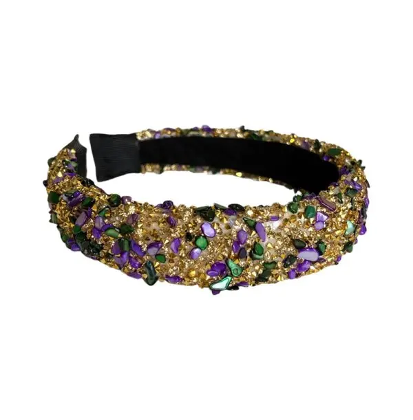 HEADBANDS OF HOPE Mardi Gras Inspired Headband - Gold