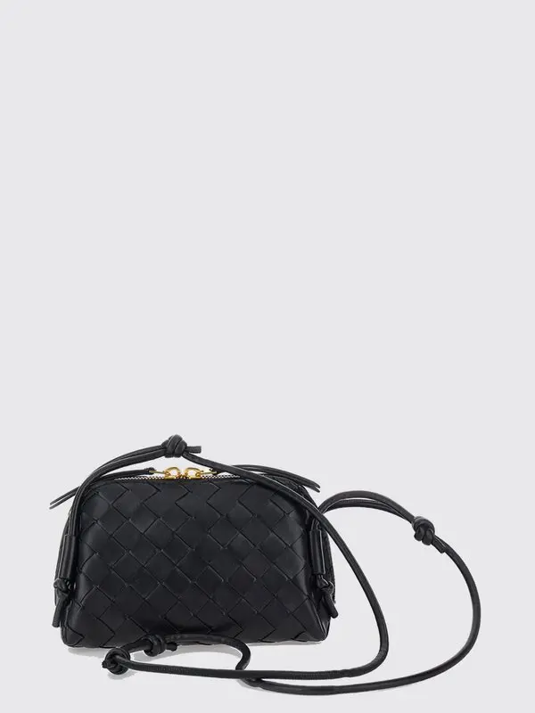 Bottega Veneta Intrecciato Mini Crossbody Bag - Black