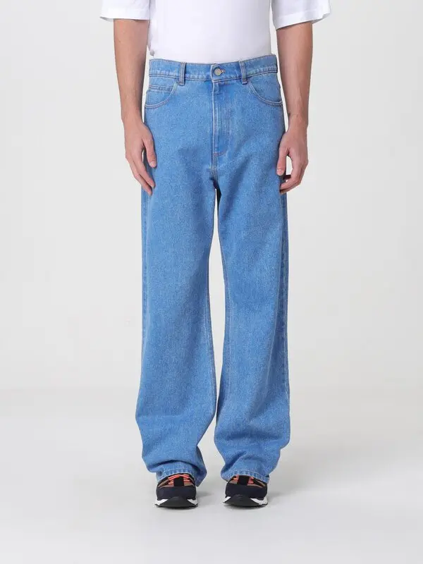 Marni Wide-leg Jeans In Organic - Blue