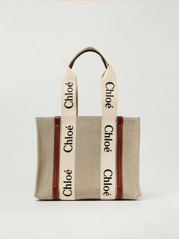 Chloé Woody Tote Bag - Brown