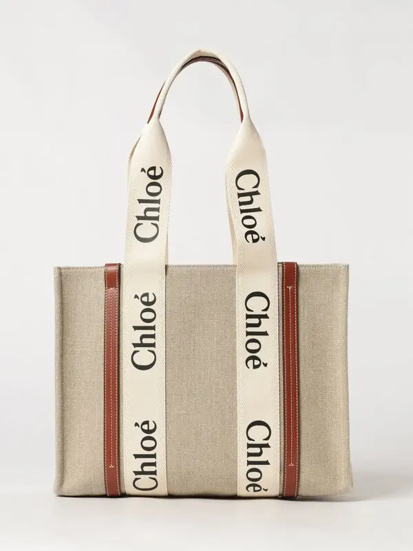 Chloé Woody Tote Bag - Brown