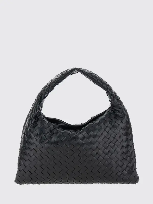 Bottega Veneta Woven Leather Shoulder Bag - Black