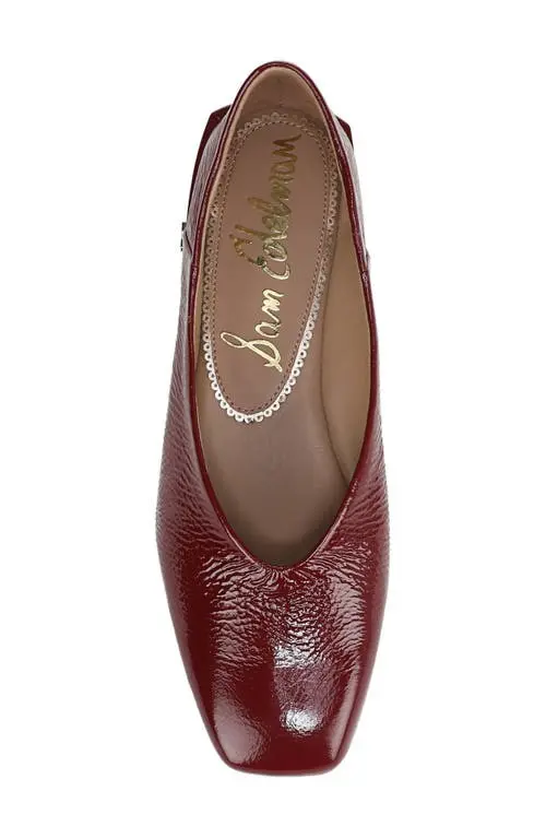 Sam Edelman Kasey Square Toe Pumps - French Merlot
