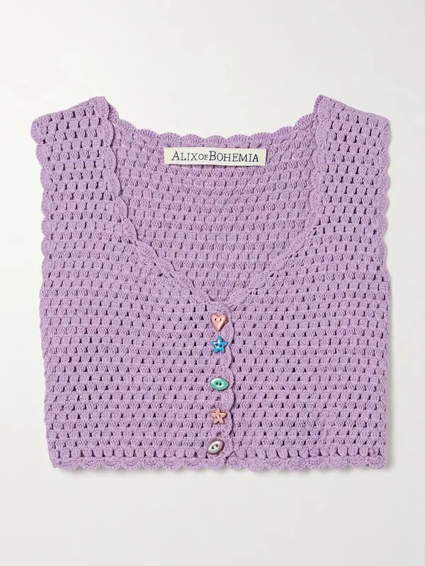 Alix Of Bohemia Ludi Cropped Top