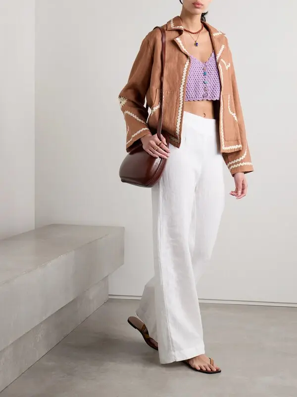 Alix Of Bohemia Ludi Cropped Top