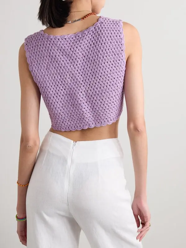 Alix Of Bohemia Ludi Cropped Top