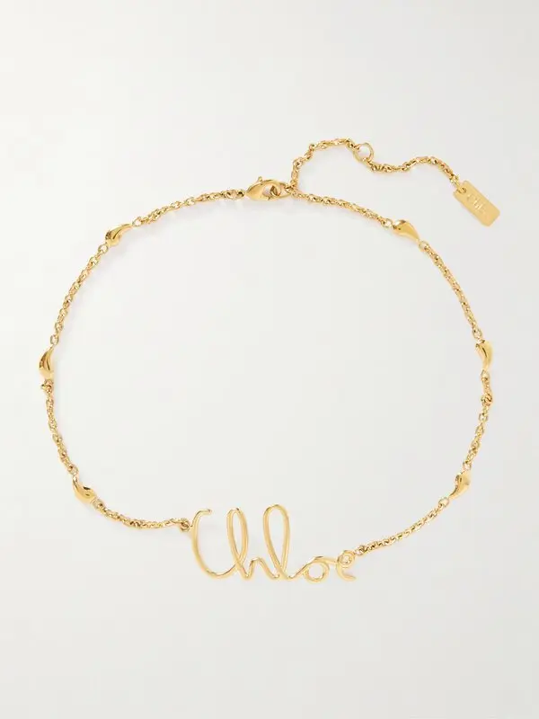 Chloé Tone Choker - Gold