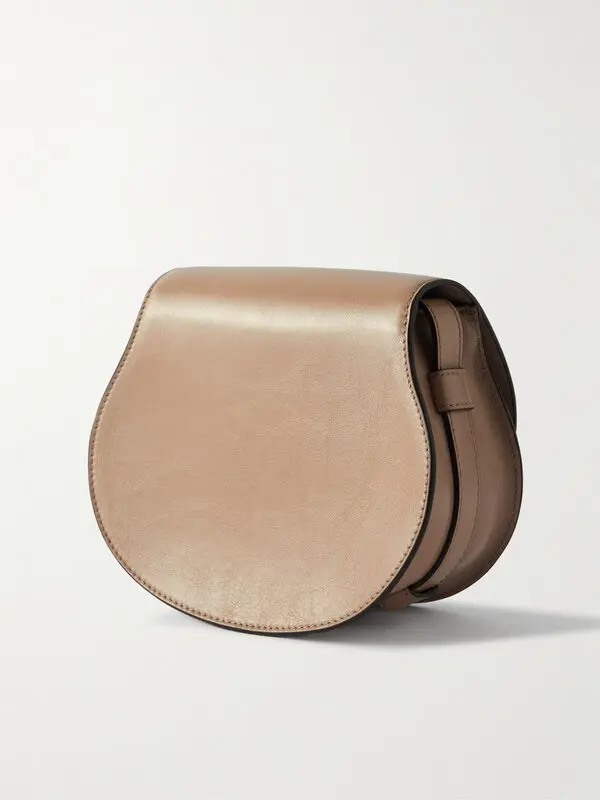 Chloé Marcie Mini Textured-leather Shoulder Bag