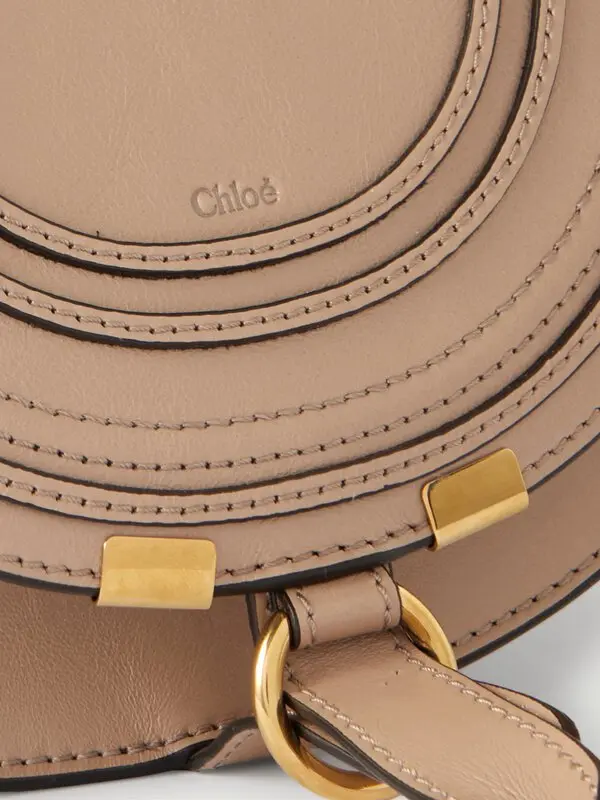 Chloé Marcie Mini Textured-leather Shoulder Bag