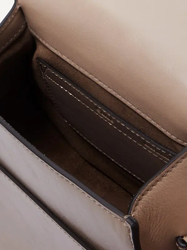 Chloé Marcie Mini Textured-leather Shoulder Bag
