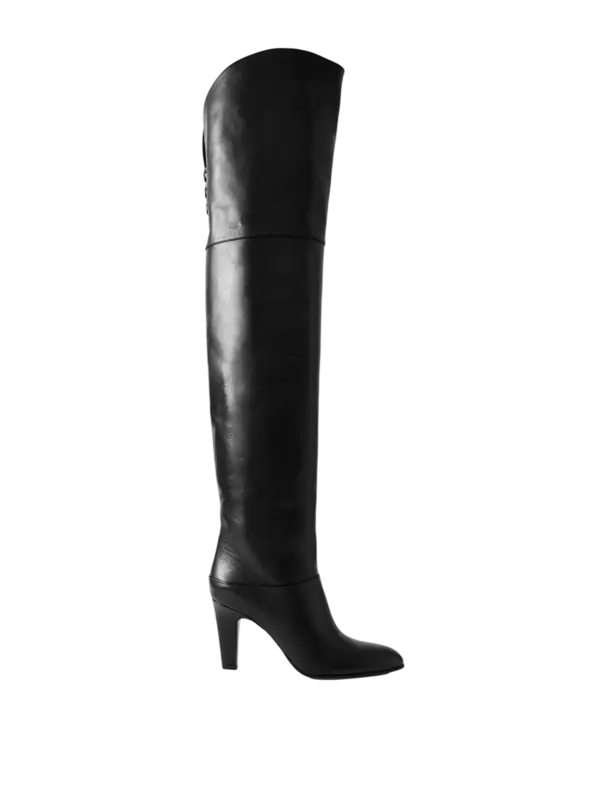 Chloé Eve Leather Over-the-knee Boots - Black