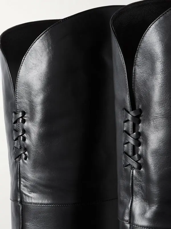 Chloé Eve Leather Over-the-knee Boots - Black