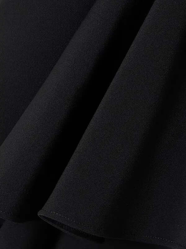 Chloé Cape-effect Crepe Mini Dress