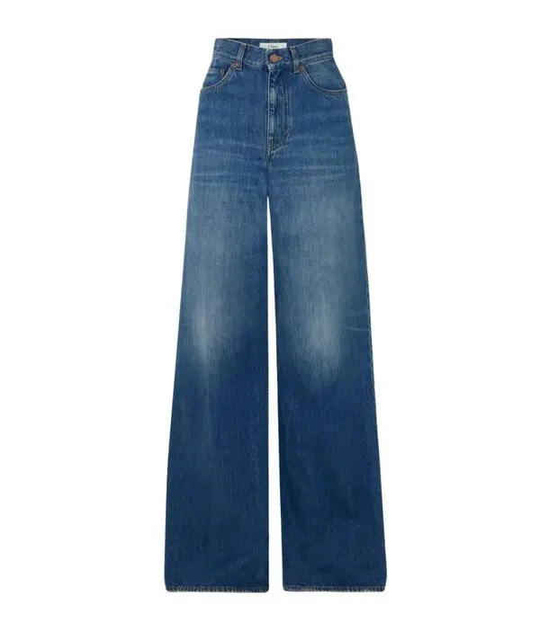 Chloé High-rise Wide-leg Jeans - Blue