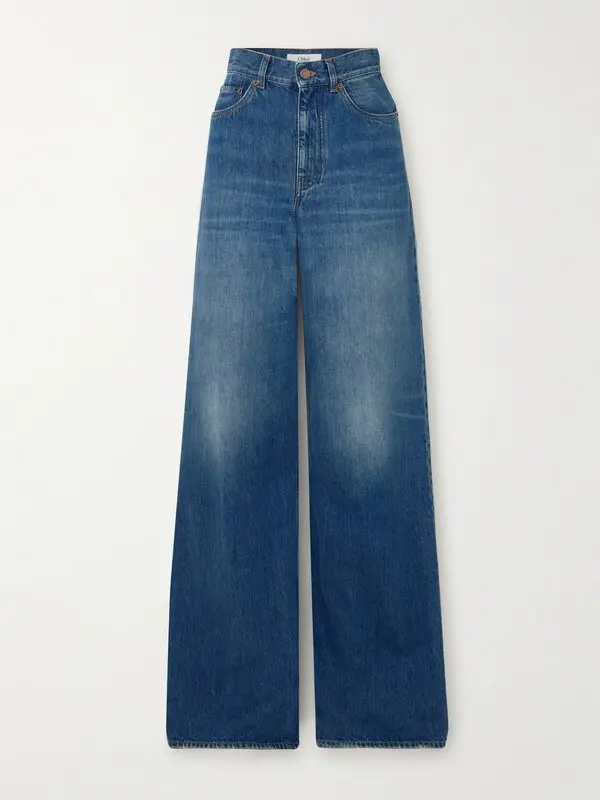 Chloé High-rise Wide-leg Jeans - Blue