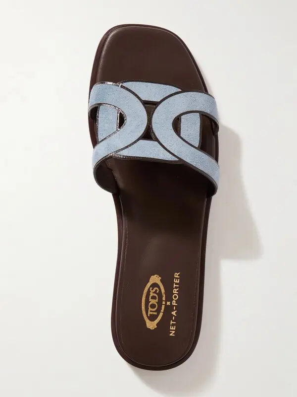TOD'S Suede Slides