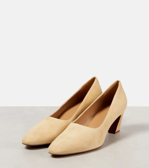 THE ROW Marta 65 Suede Pumps