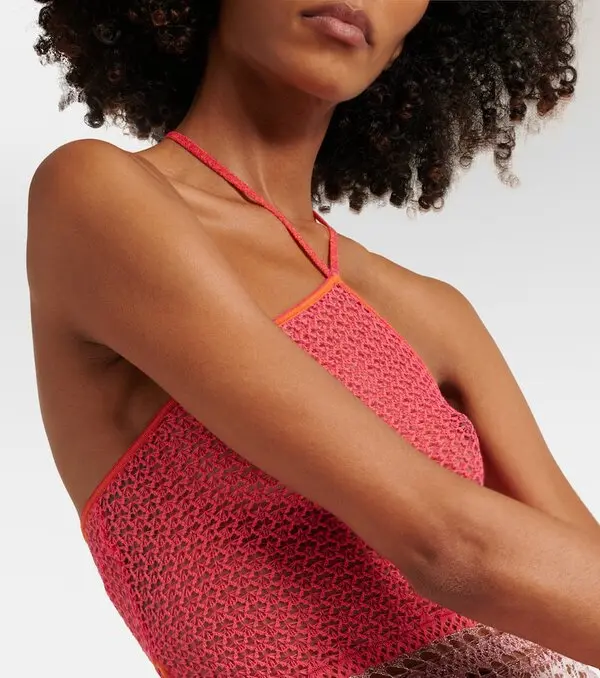 ROBERTA EINER Natalie Knitted Cotton Minidress