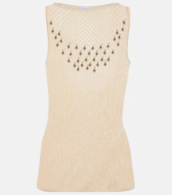 Rabanne Embellished Tank Top