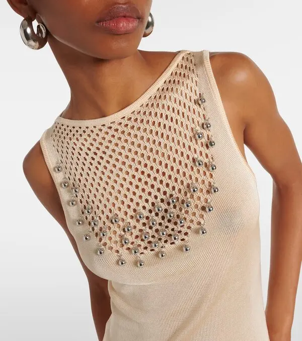 Rabanne Embellished Tank Top