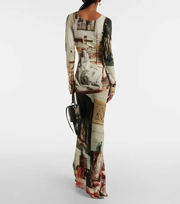 VIVIENNE WESTWOOD Saloon Printed Maxi Dress