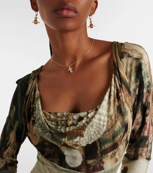 VIVIENNE WESTWOOD Saloon Printed Maxi Dress