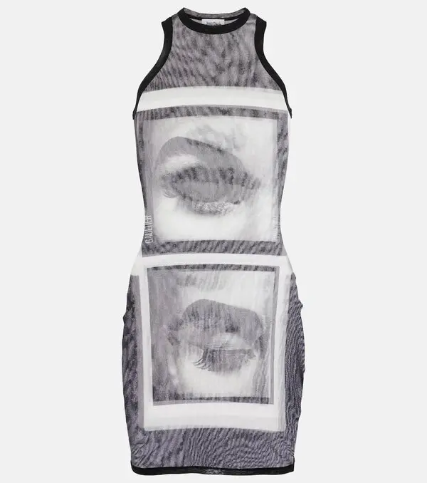 JEAN PAUL GAULTIER Printed Mesh Tank Top