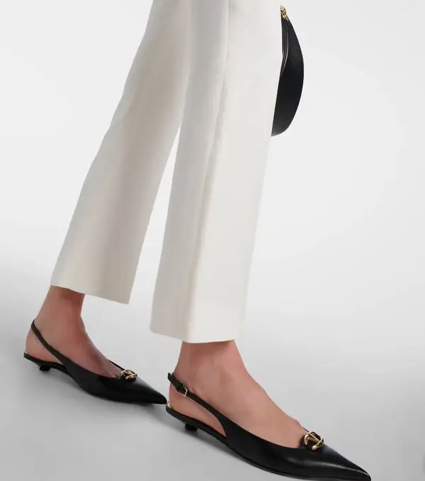Valentino Garavani Cady Couture Flared Pants - Red