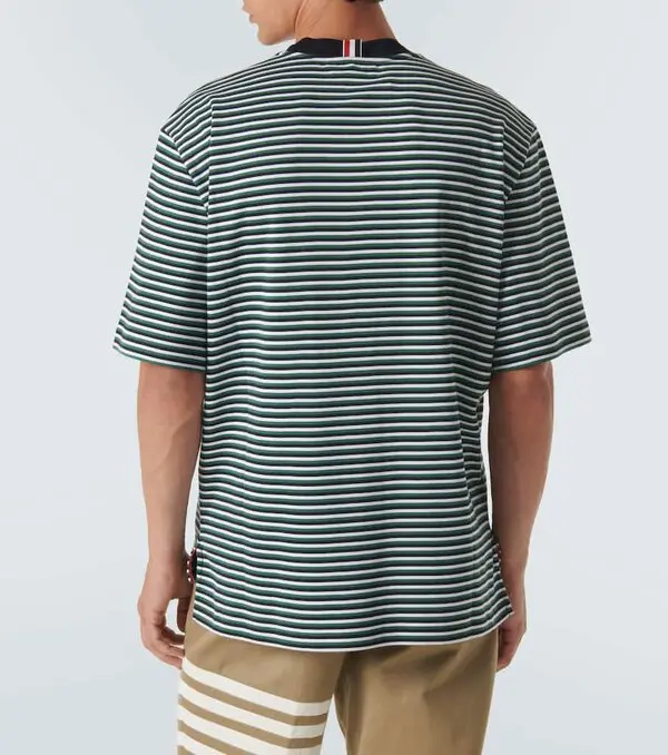 Thom Browne Striped Oversized Cotton T-shirt