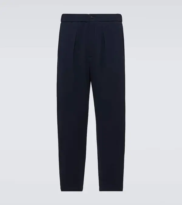 Giorgio Armani Straight Leg Wool-blend Trousers