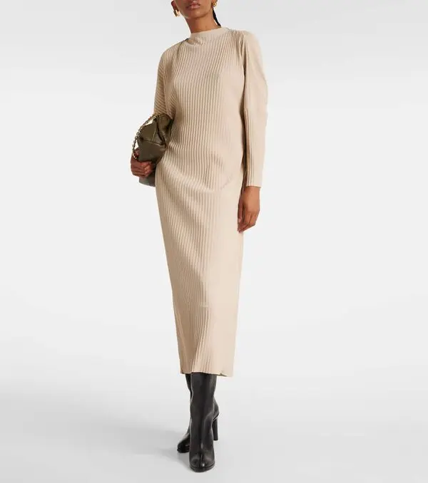 Max Mara Turtleneck Midi Dress