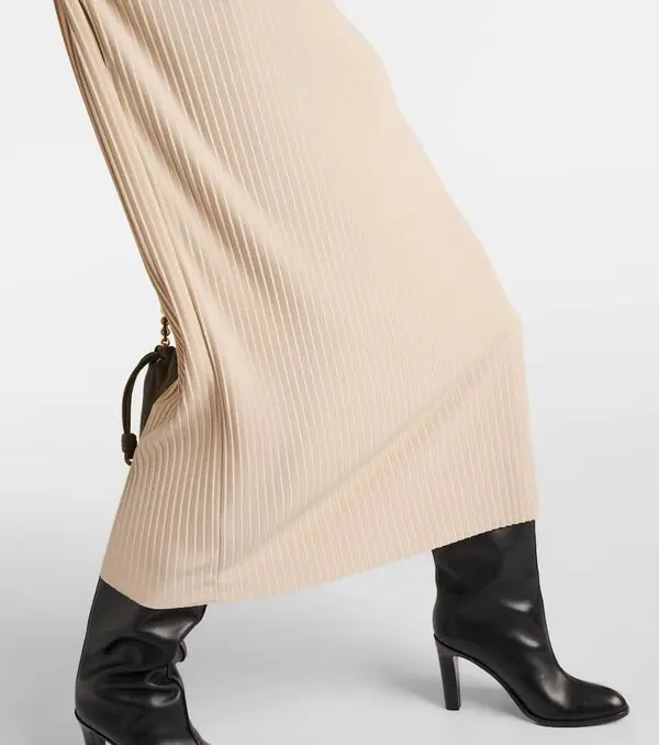 Max Mara Turtleneck Midi Dress