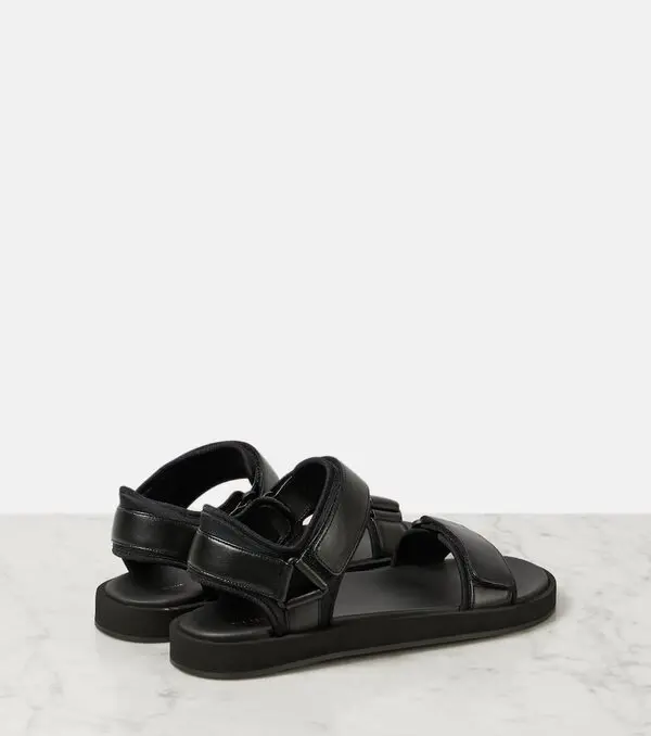 THE ROW Hook-and-loop Leather Sandals