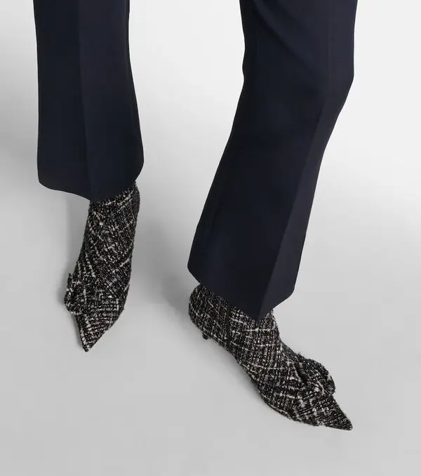 GIANVITO ROSSI Bouclé Ankle Boots