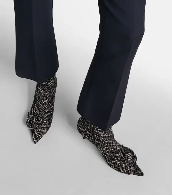 GIANVITO ROSSI Bouclé Ankle Boots