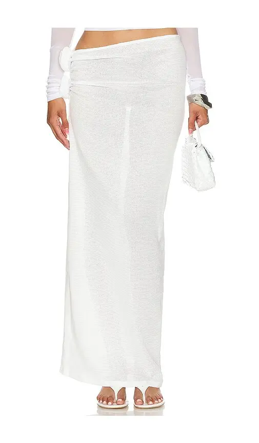 Lioness Soul Mate Maxi Skirt - Porcelain