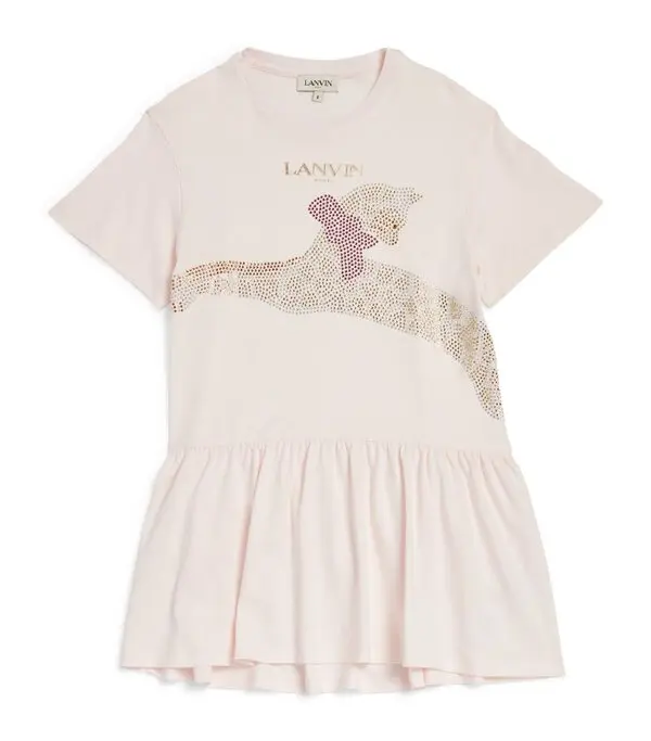 LANVIN Crystal-embellished Cat Dress
