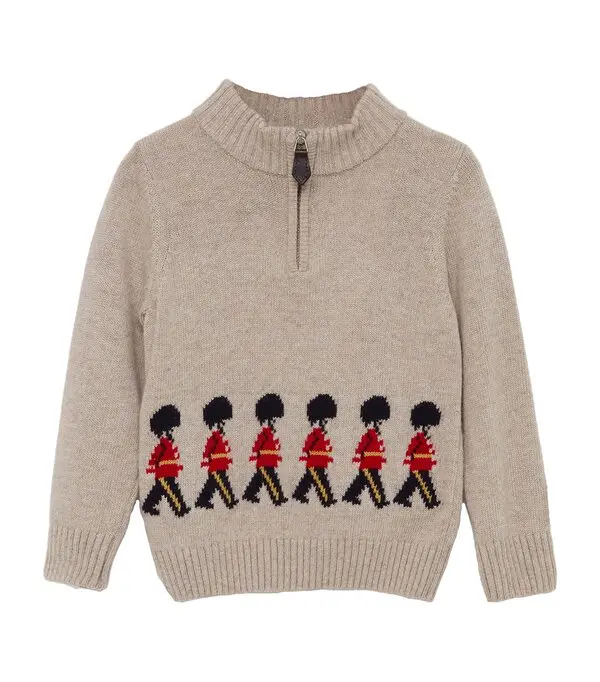 Trotters Marching Guardsman Half-zip Sweater