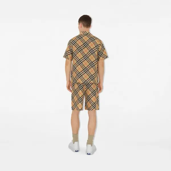 Burberry Oversized Check Silk Shirt