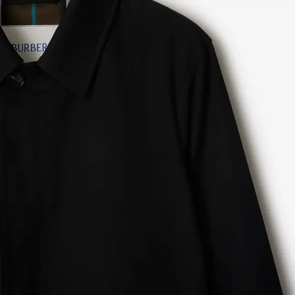Burberry Long Gabardine Car Coat